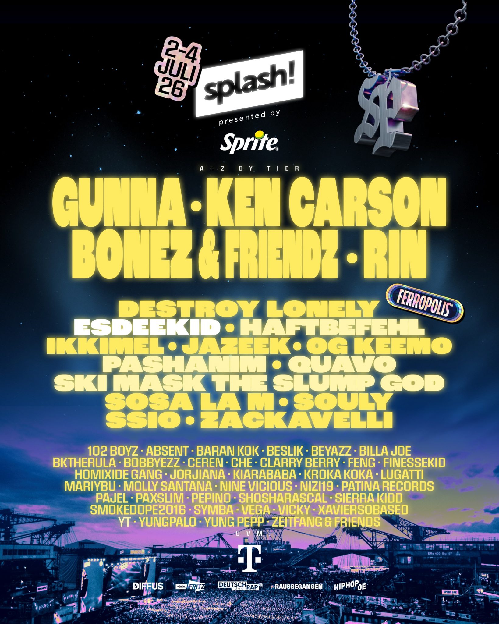 Splash! Festival 2026: Line-up, Acts, Tickets & Infos